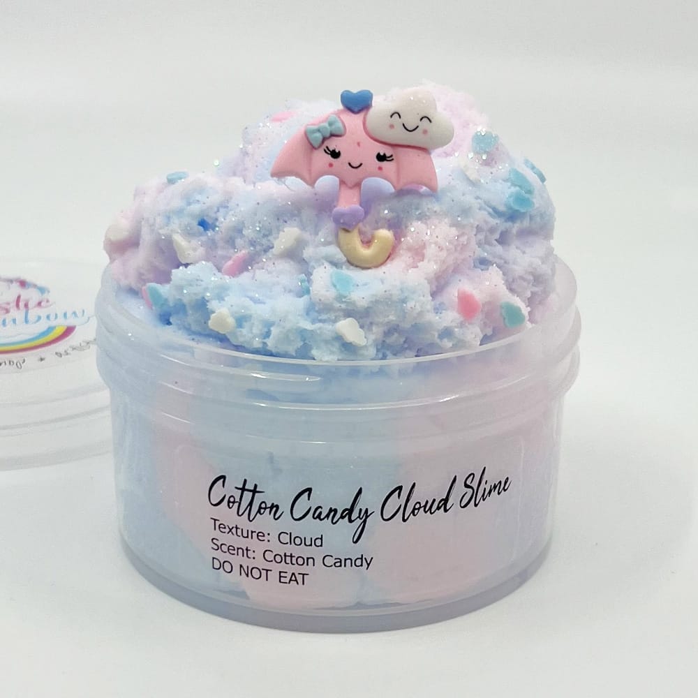 Cotton Candy Cloud Slime - Artistic Rainbow Slime Shop